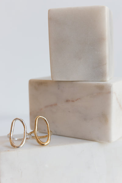 Amanda Hunt Lake Ring – Moon and Arrow